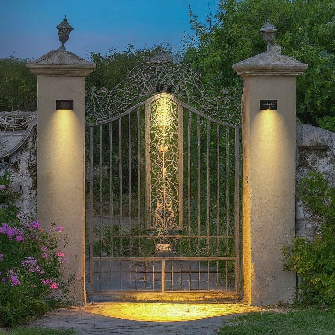 Solar Gate Lights-entrance with proper lighting – Hardoll