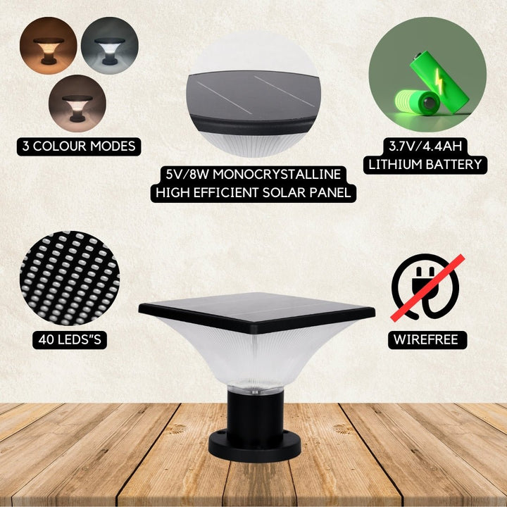 Stylish Solar Pillar Lights & Solar Gate Lights for Enhanced Security ...